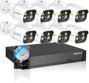 WESECUU Security Camera System Review with a 4K NVR and eight 2K ...